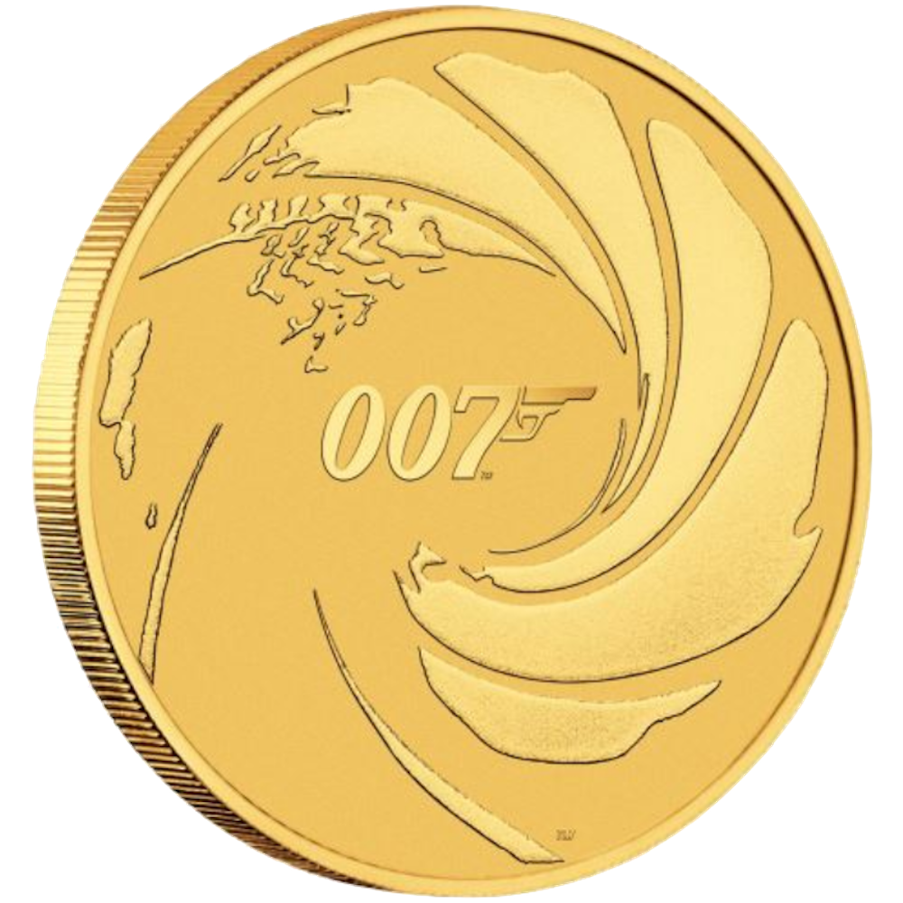 James Bond 007 Logo Gold